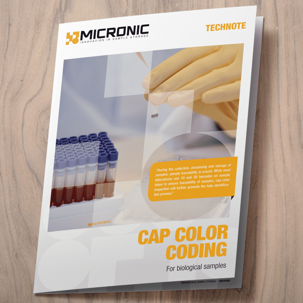 Cap Color Coding - NBS Scientific AT - Tech Notes